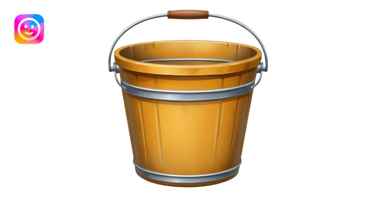 metal bucket emoji | AI Emoji Generator