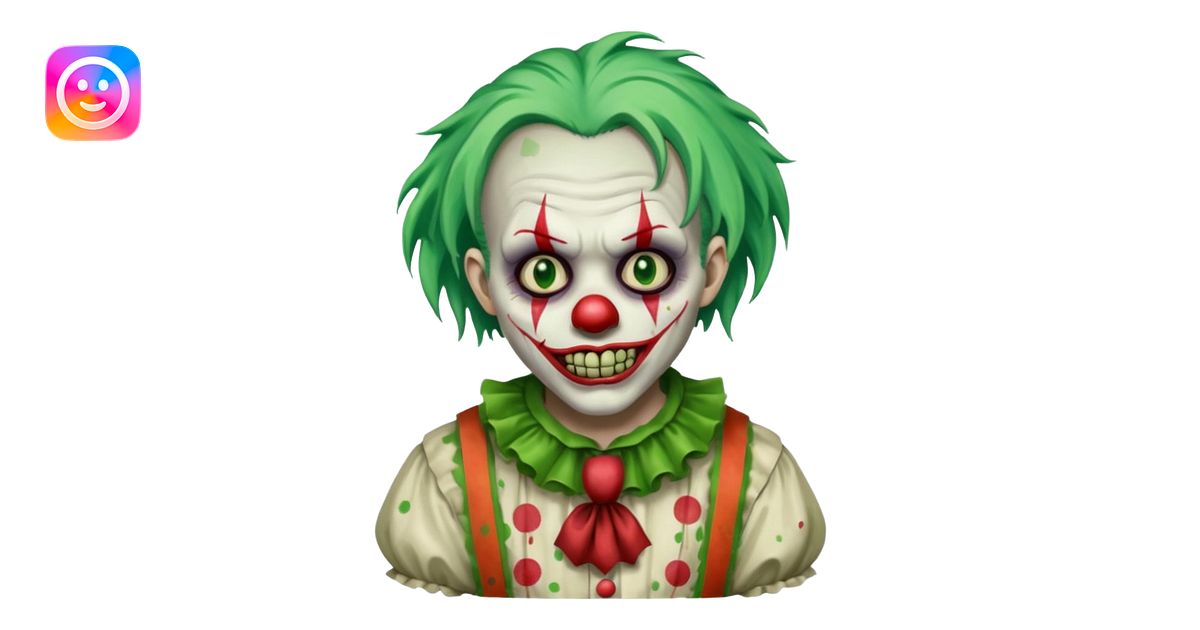 zombie clown emoji | AI Emoji Generator