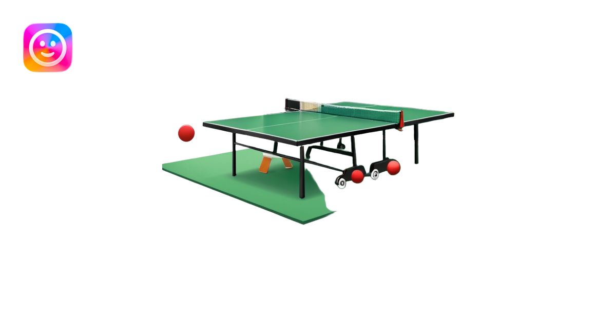 An open house garage that has a ping pong table. The view is from the ...