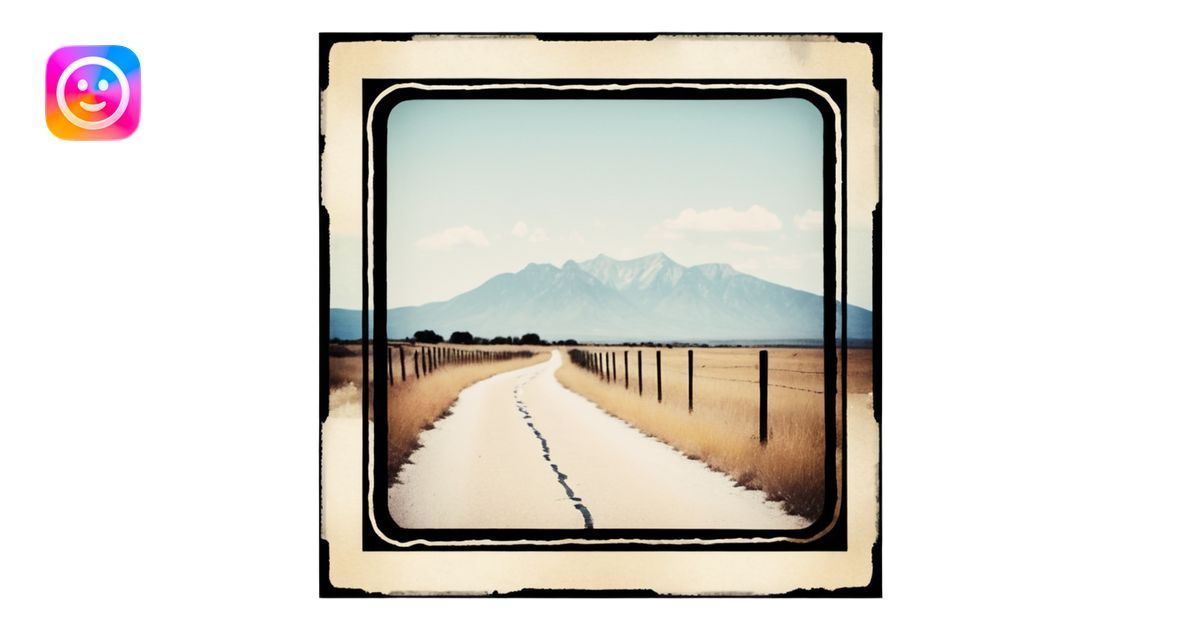 A 6x6 medium format film frame with a badly exposed photo (overexposed ...