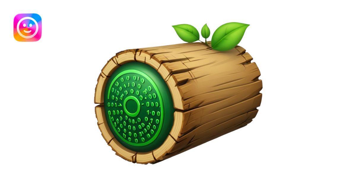 log file emoji | AI Emoji Generator