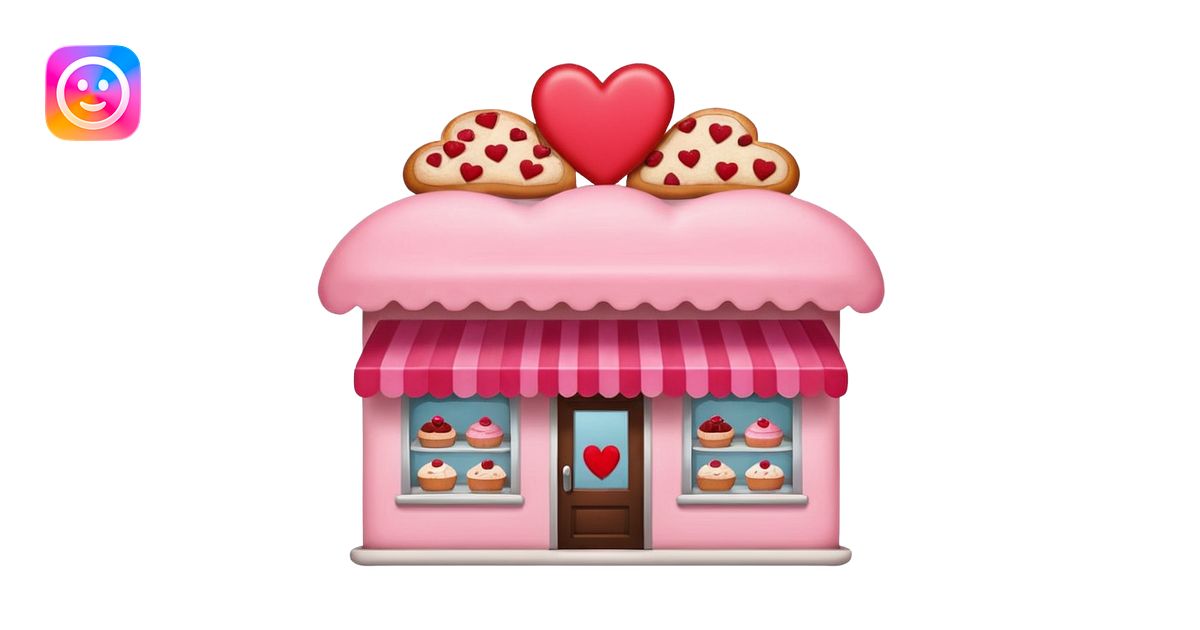 Cute pink Bakery emoji | AI Emoji Generator