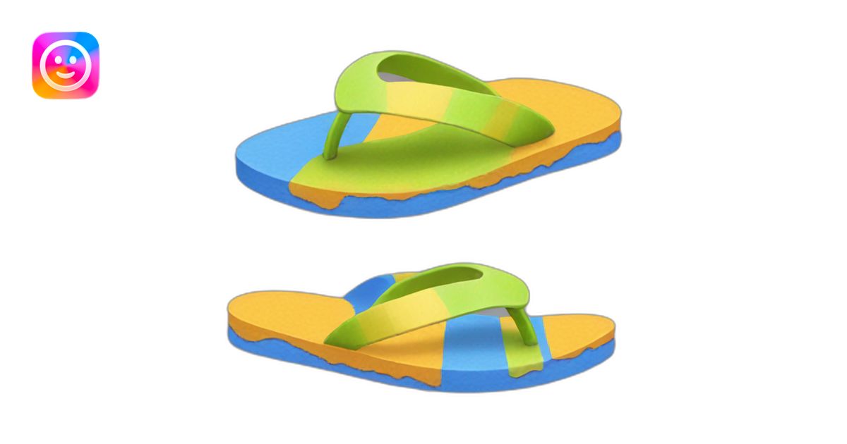 flip flop emoji | AI Emoji Generator
