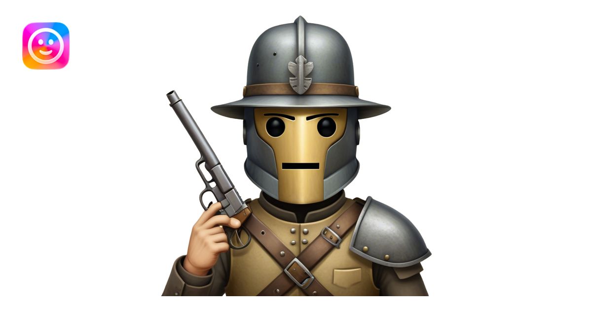 Cinematic Realistic Ned Kelly Portrait Emoji, depicted as the legendary ...
