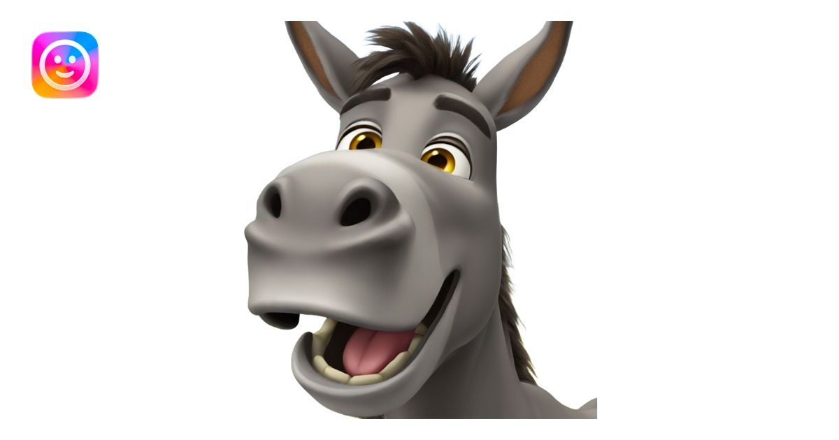 Donkey from shrek emoji | AI Emoji Generator