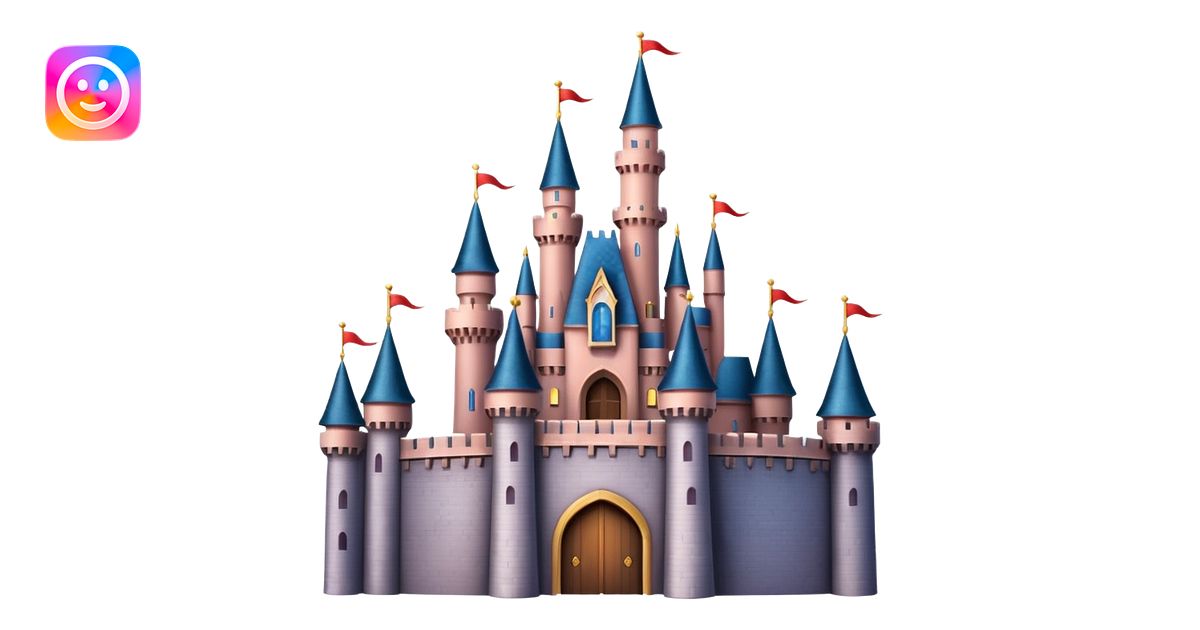 Disney Castle from Film Studios emoji | AI Emoji Generator