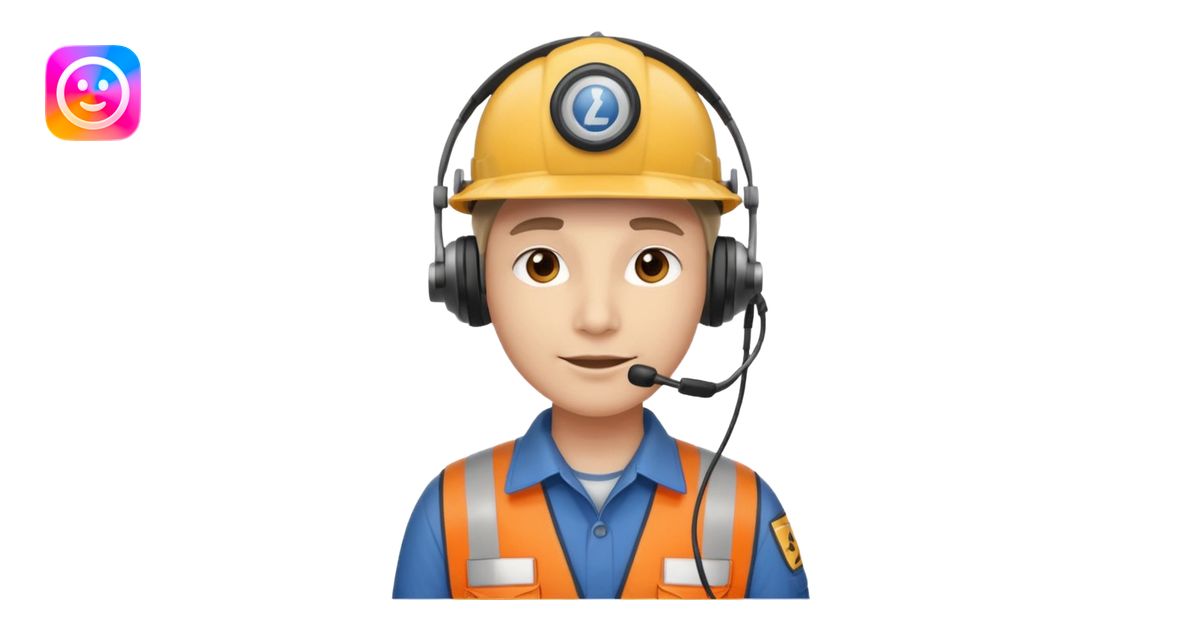 Dispatch department worker emoji | AI Emoji Generator