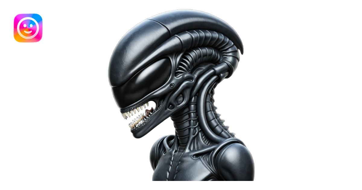 a xenomorph from aliens emoji | AI Emoji Generator