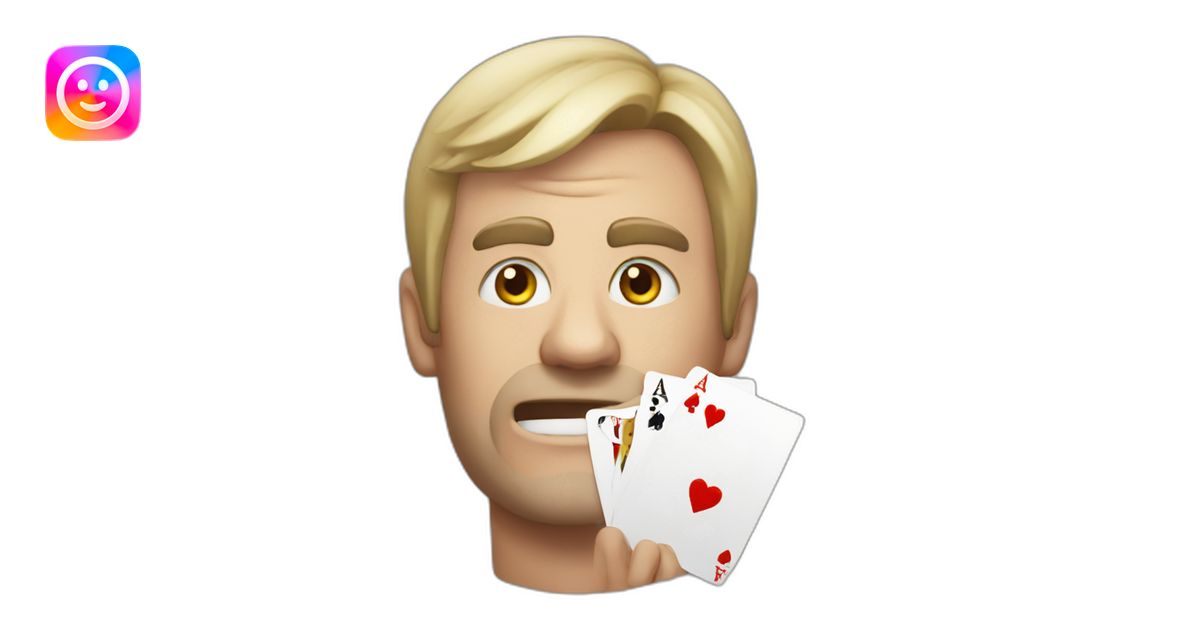 poker blah emoji | AI Emoji Generator