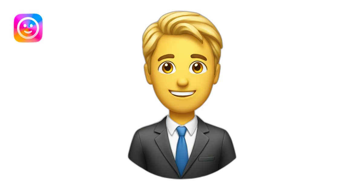 Real estate agent emoji | AI Emoji Generator