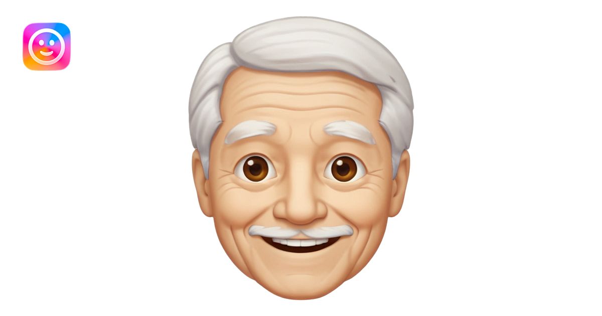 Create an avatar of old man emoji | AI Emoji Generator