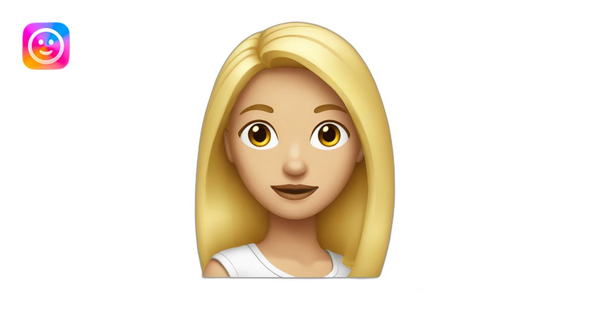 blonde girl emoji | AI Emoji Generator