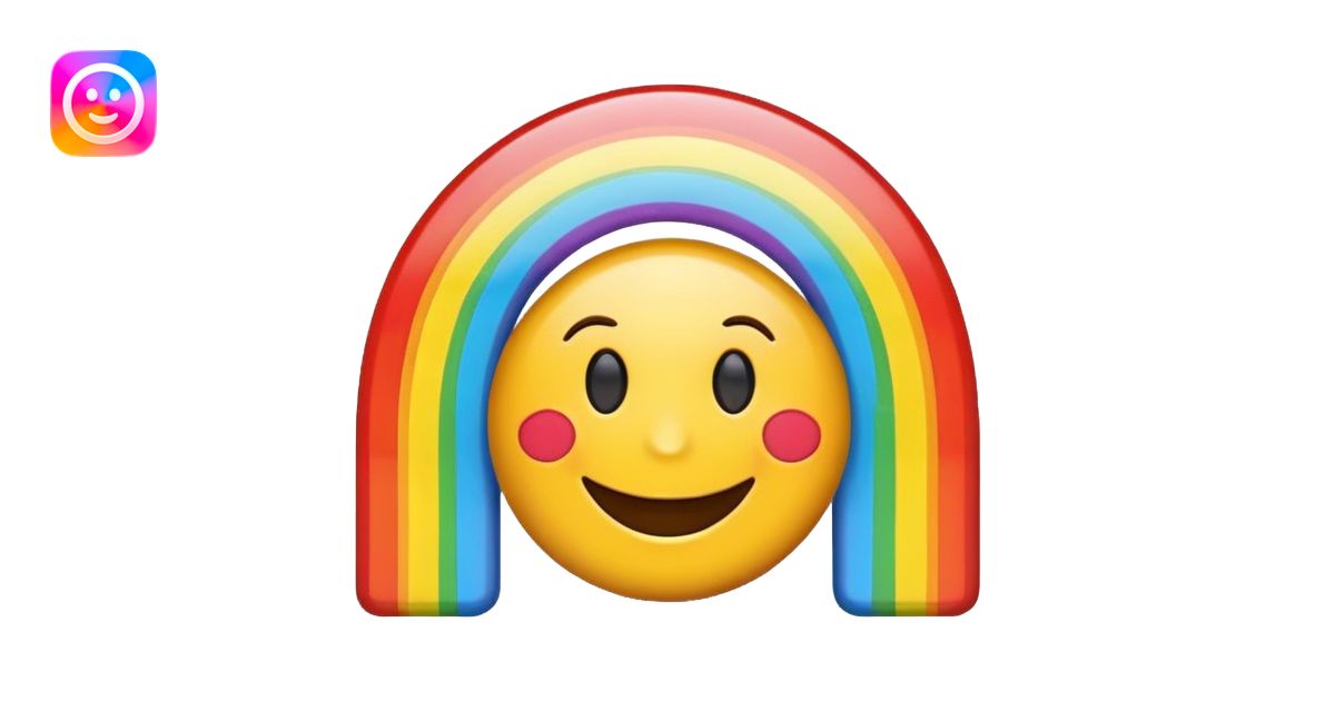 Rainbow Magnet Thats funny and Alive emoji | AI Emoji Generator