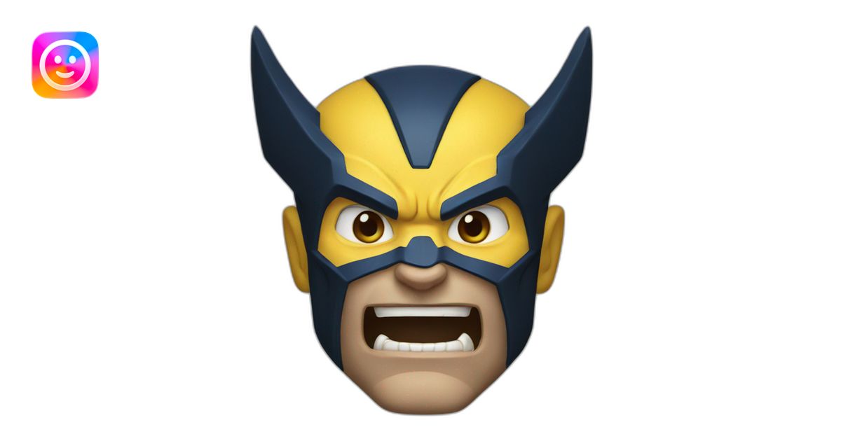 Wolverine emoji | AI Emoji Generator