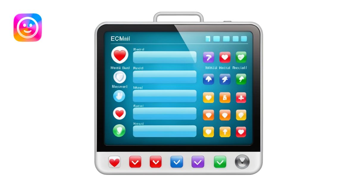 electronic medical record emoji | AI Emoji Generator