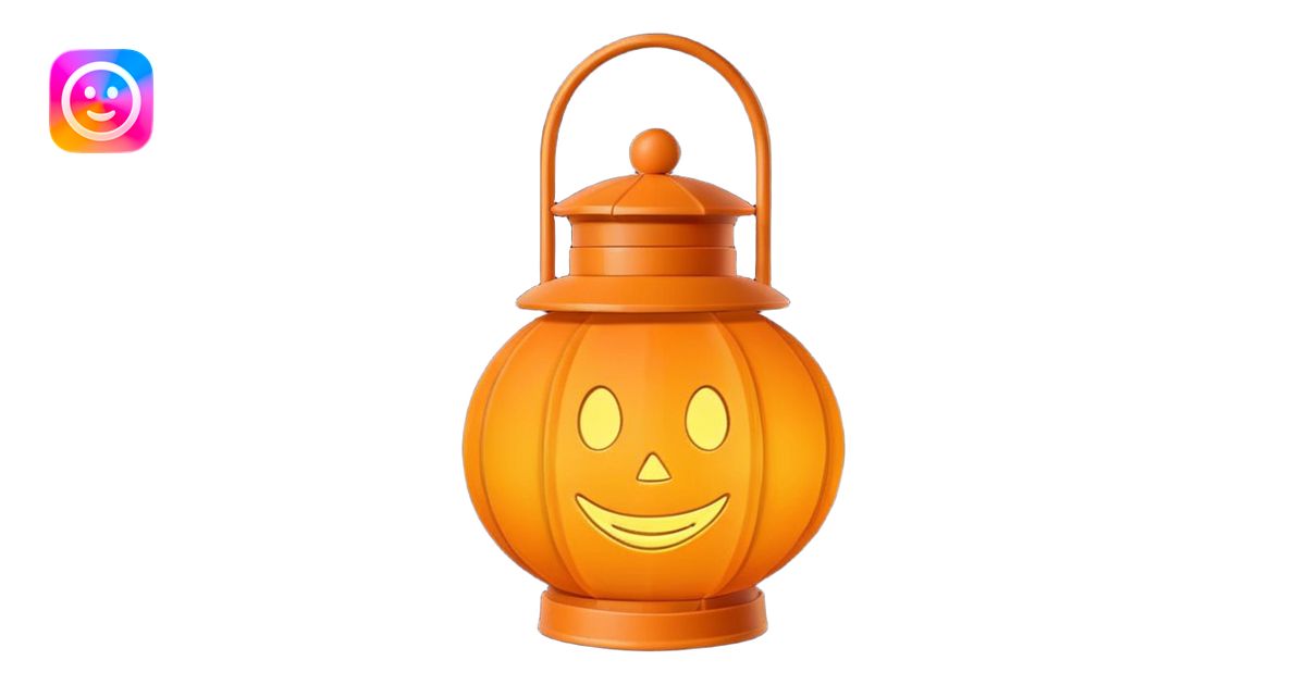 Cute Lantern Laughing emoji | AI Emoji Generator