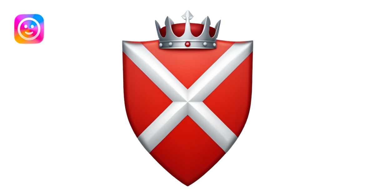 the red cross of the knights templar emoji | AI Emoji Generator