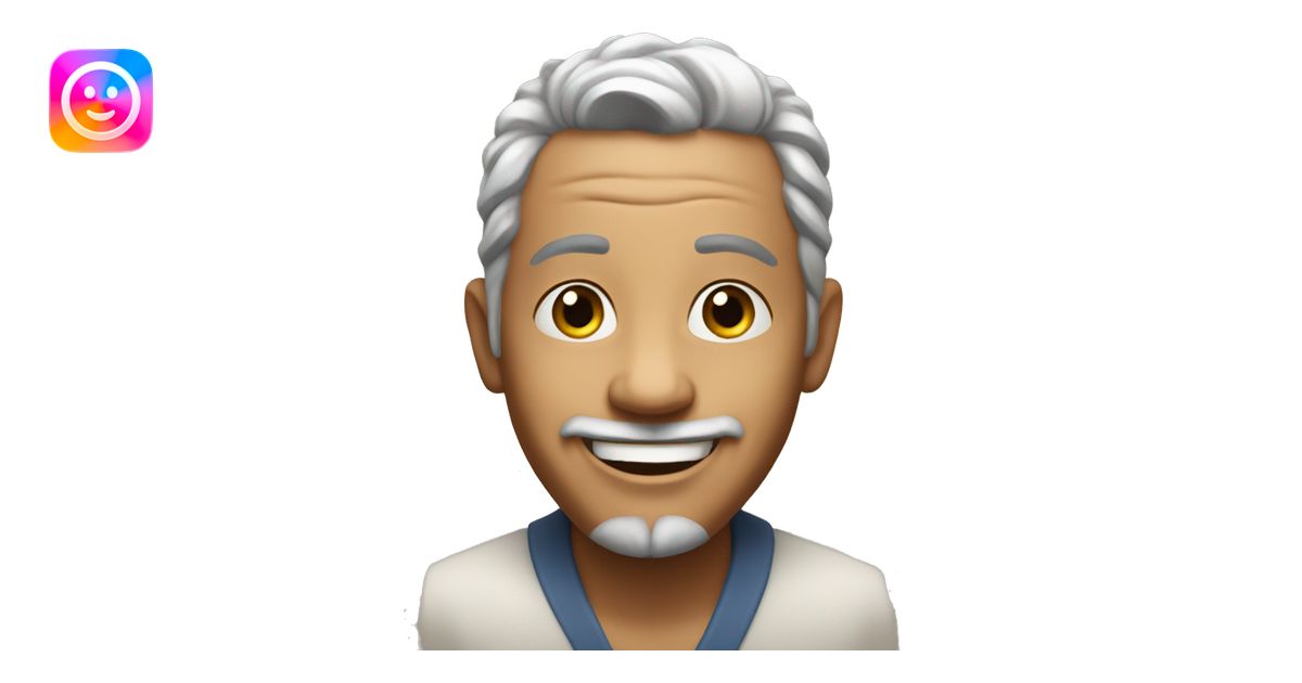 happy baba emoji | AI Emoji Generator