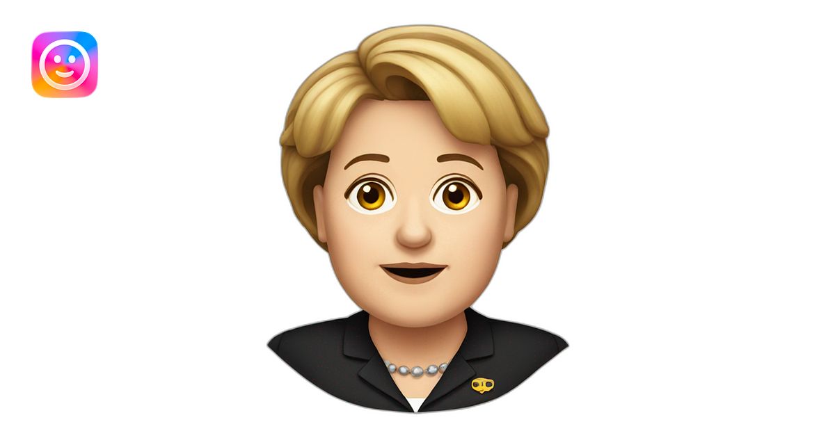 Angela Merkel emoji | AI Emoji Generator