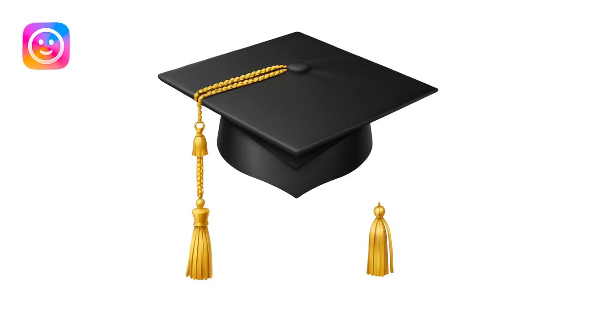 Necesito un gorro de una egresada de la universidad emoji | AI Emoji ...