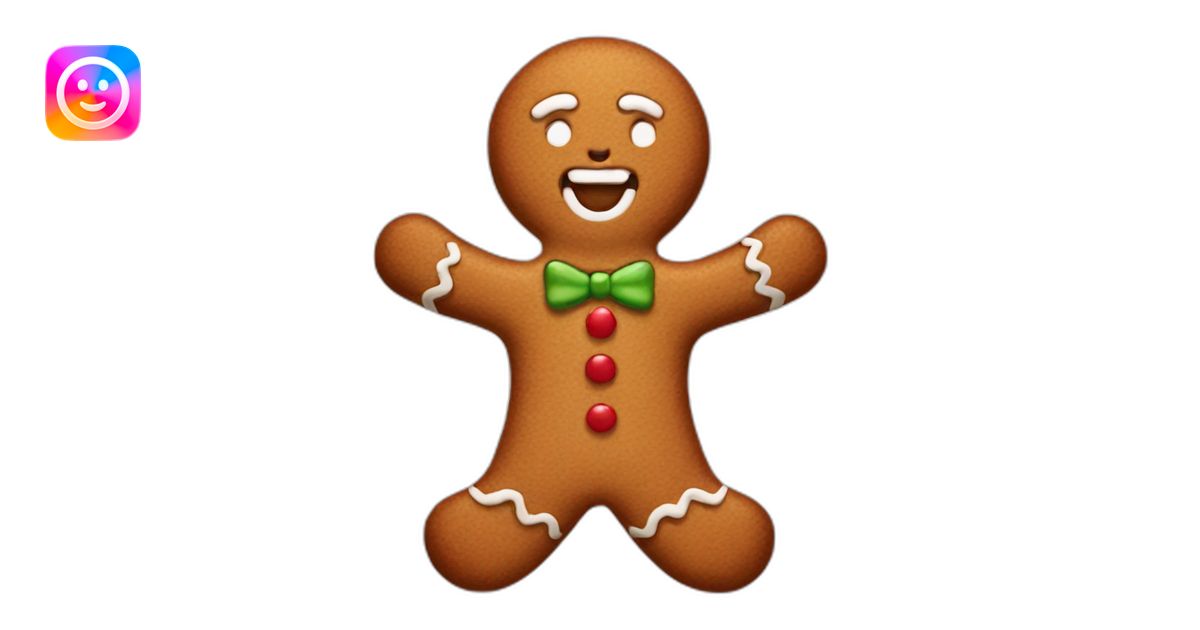 gingerbread emoji | AI Emoji Generator