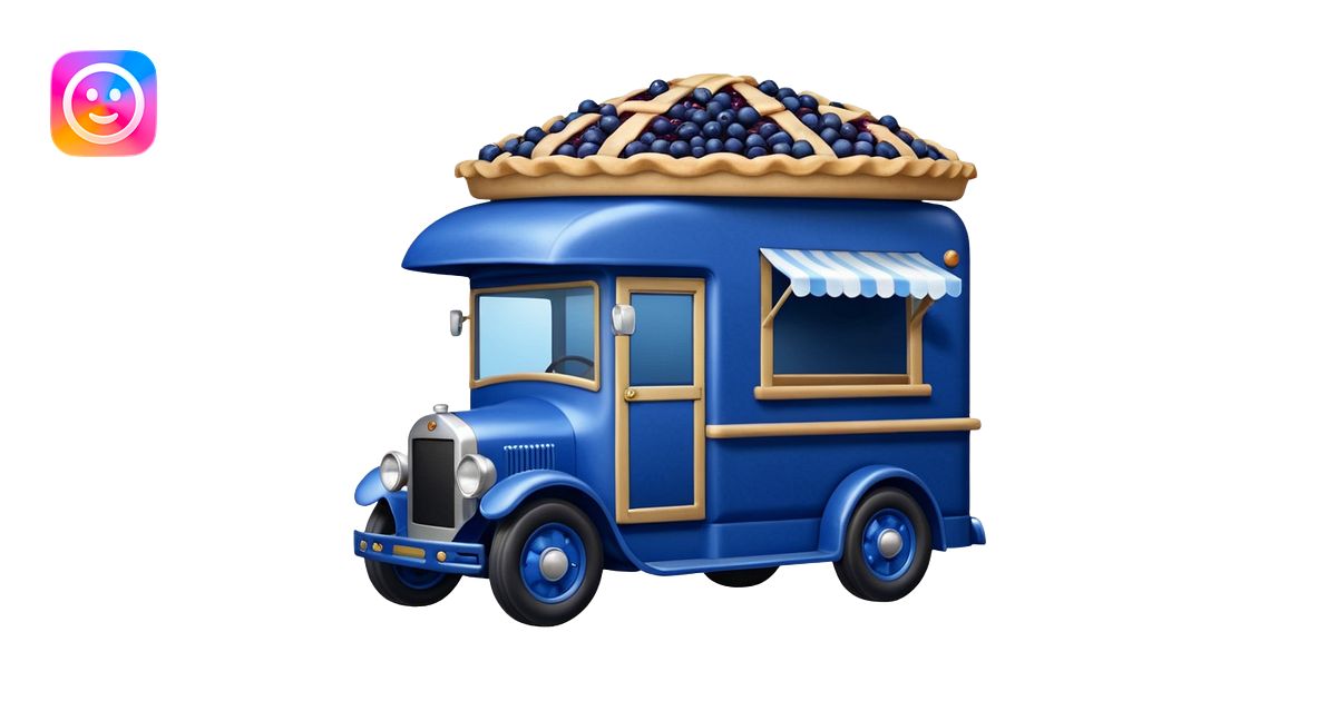 shiny crushed-dark-blue crystal body frozen blueberry pie 1912 antique ...