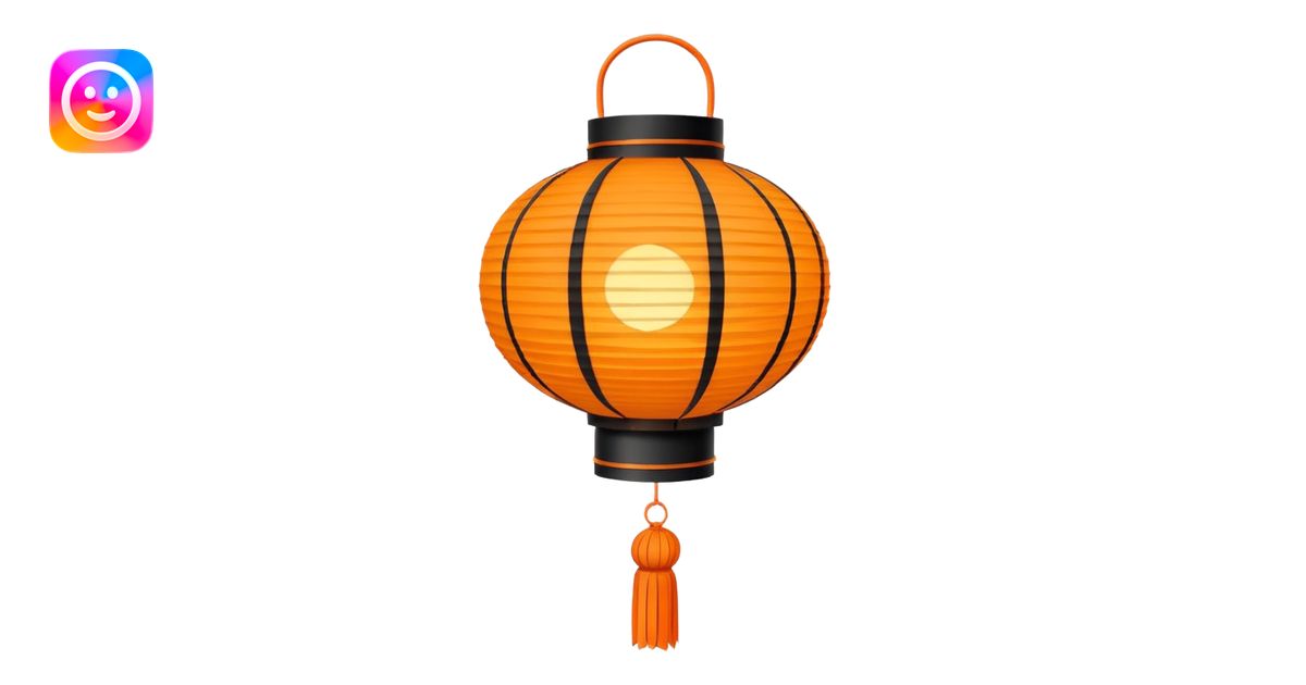 japanese lantern emoji | AI Emoji Generator
