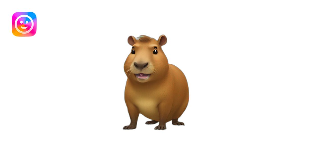 Shrek as capybara emoji | AI Emoji Generator