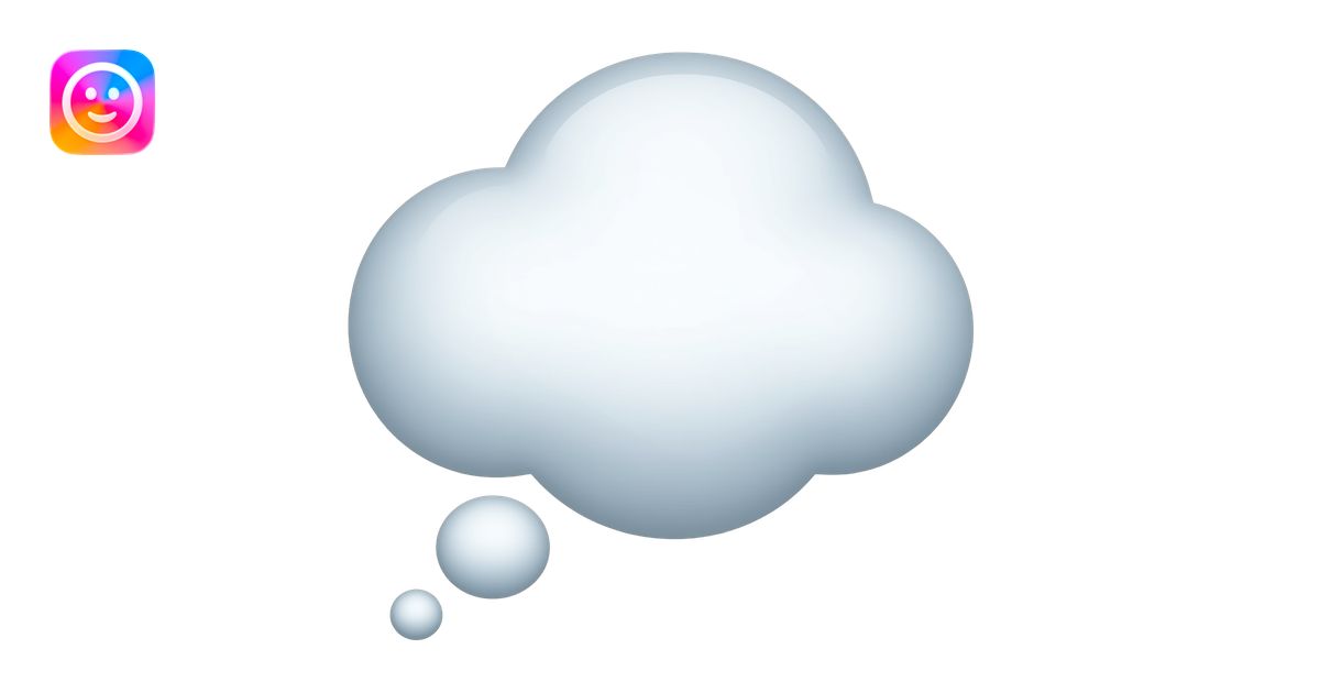 thought bubble emoji | AI Emoji Generator