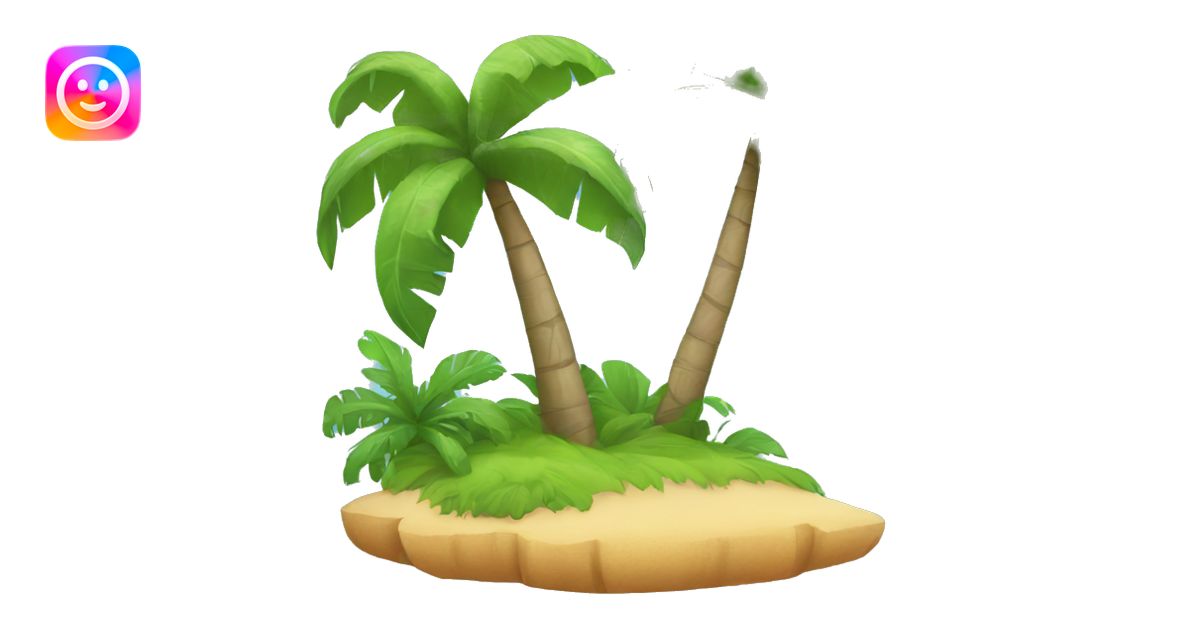 tropical island emoji | AI Emoji Generator