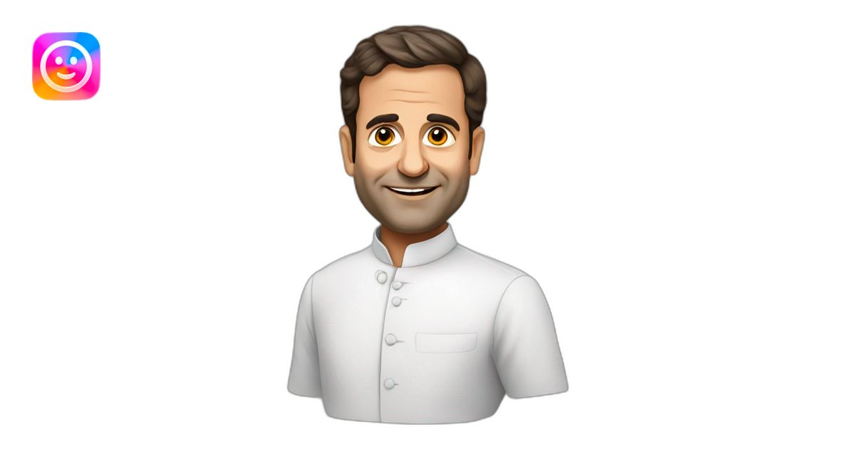 Rahul Gandhi emoji | AI Emoji Generator