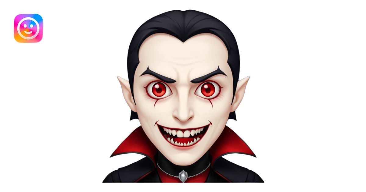 Vampiro Gótico emoji | AI Emoji Generator