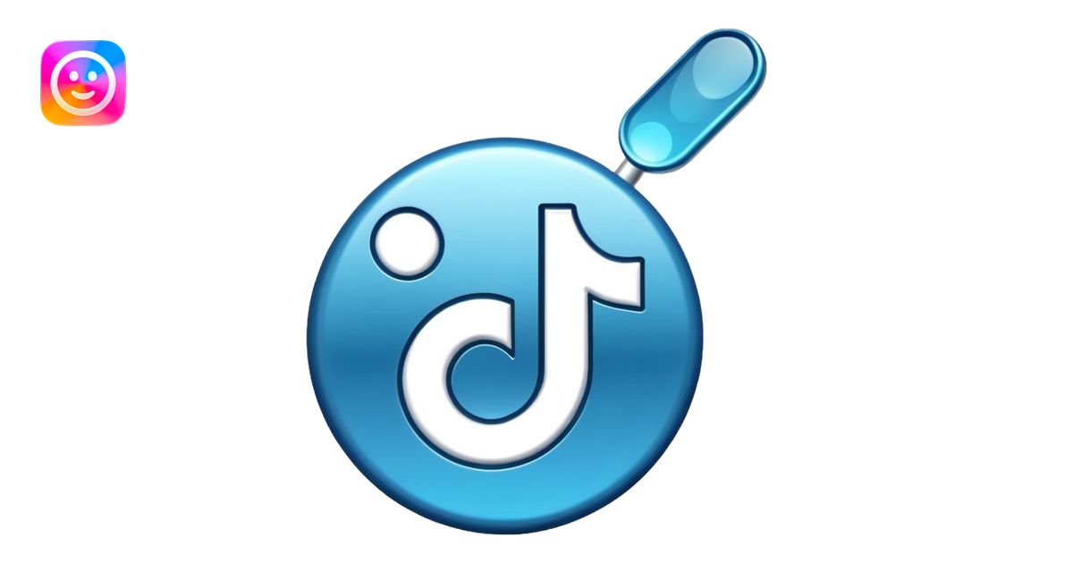 Tiktok profile verification tick emoji | AI Emoji Generator