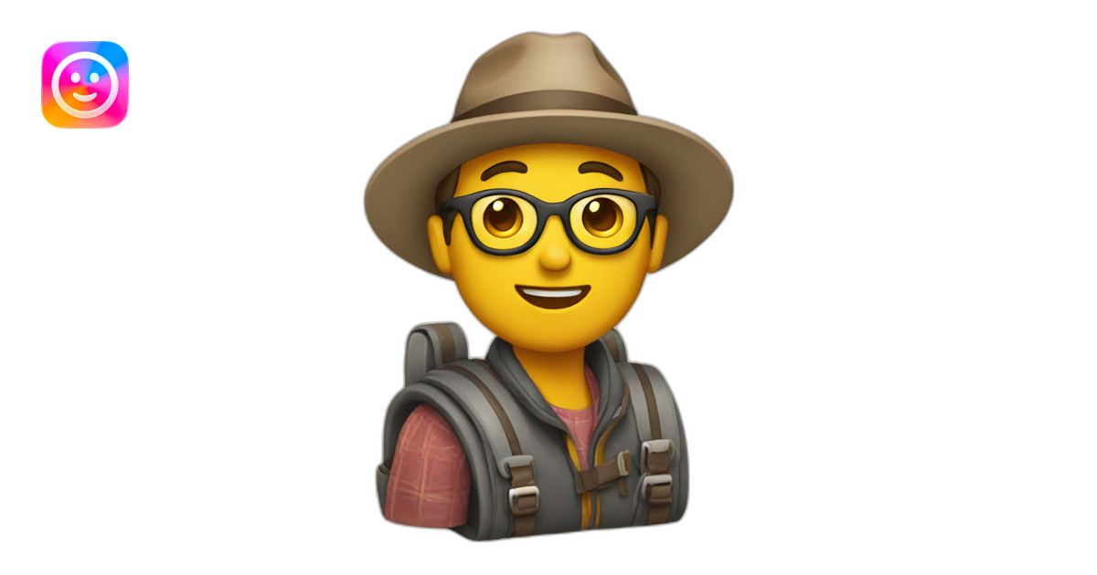 Traveling with interest emoji | AI Emoji Generator
