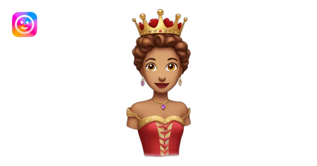 Queen heart emoji | AI Emoji Generator