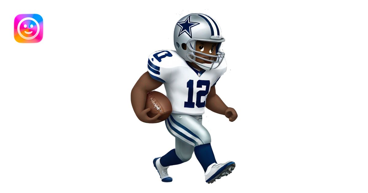 NFL football player, Dallas cowboys, tackle emoji | AI Emoji Generator