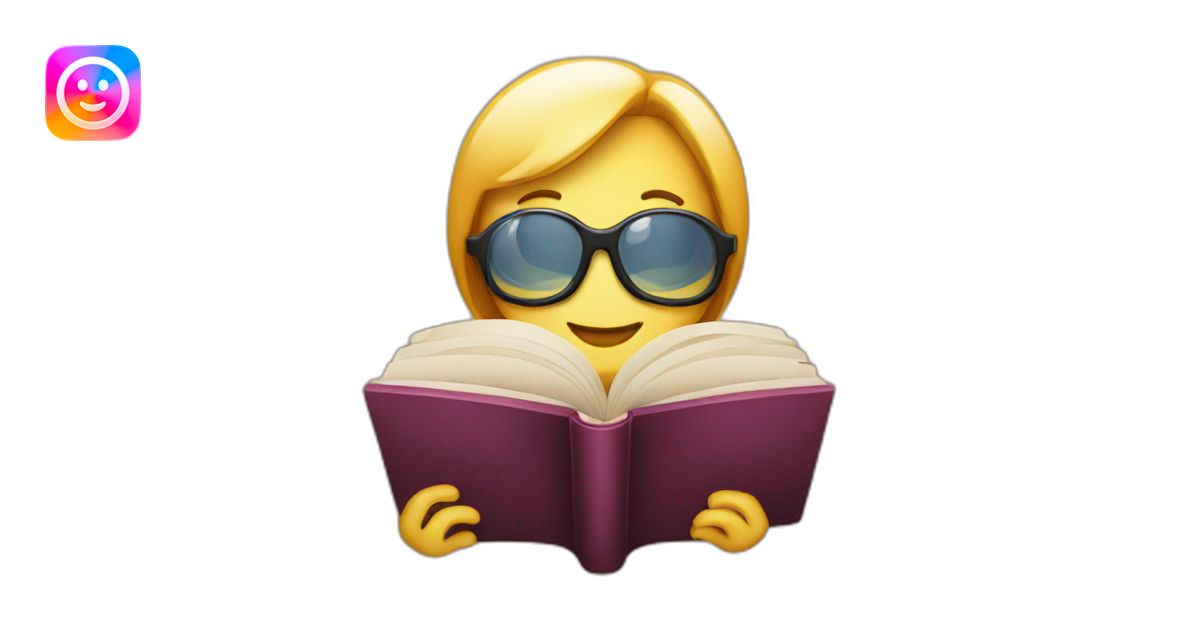 read book emoji | AI Emoji Generator