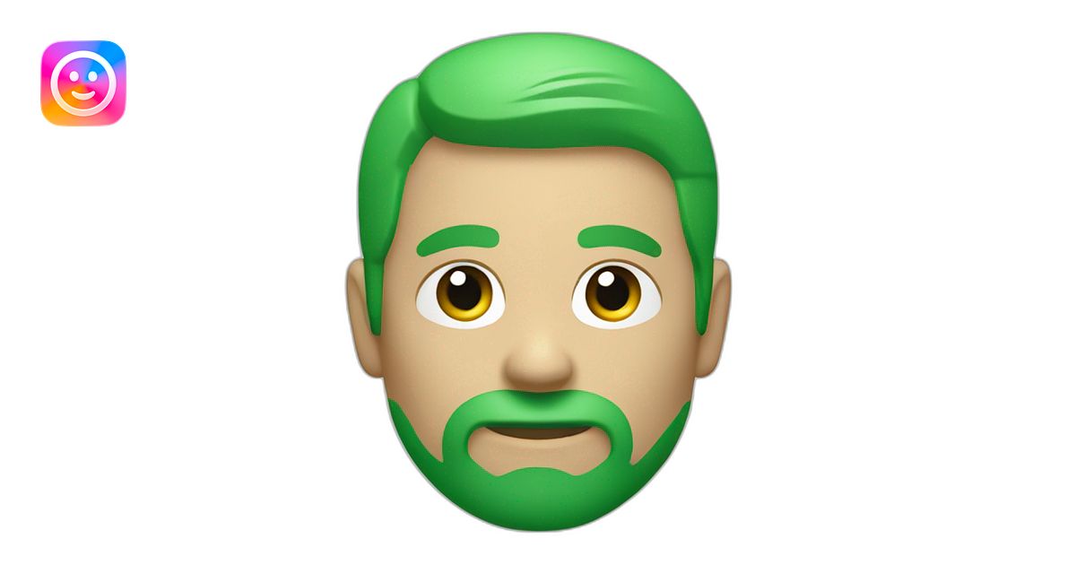 Figma-green-gradient emoji | AI Emoji Generator