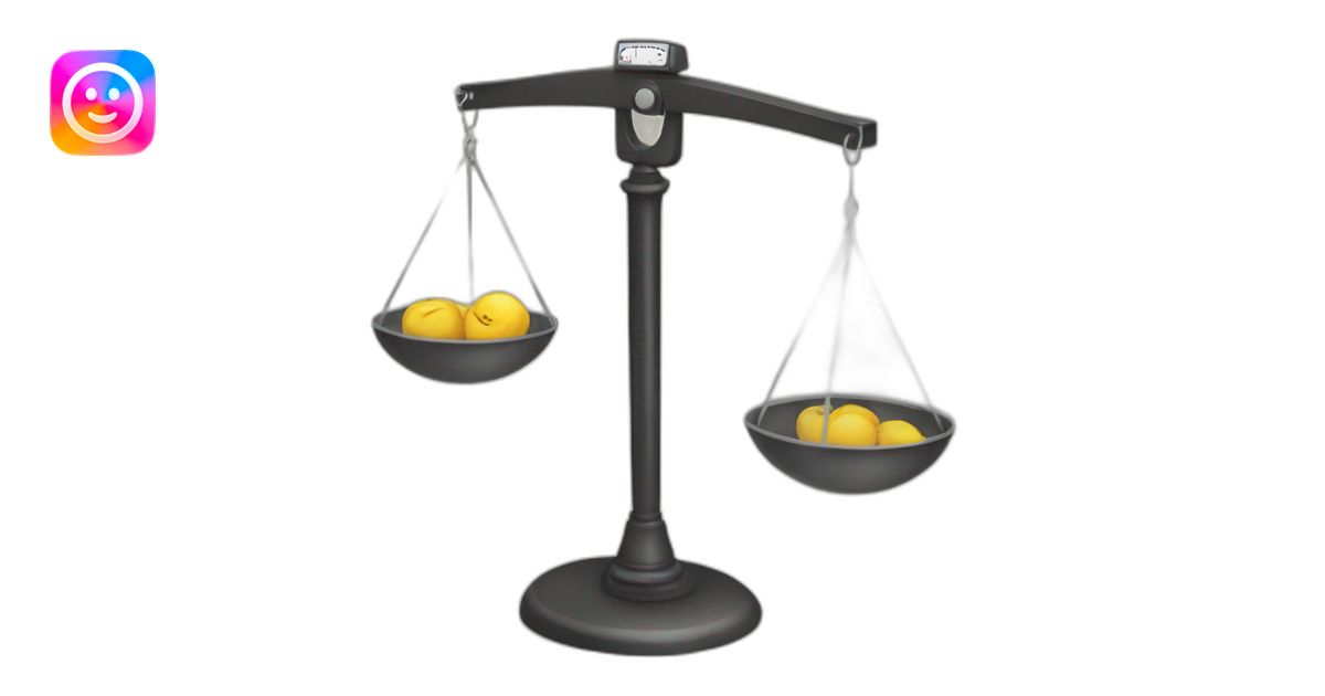 weighing scales emoji | AI Emoji Generator