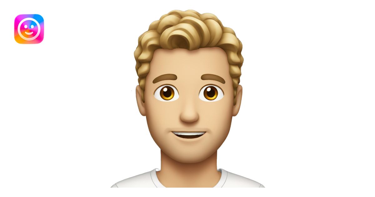 white male singer with brown hair emoji | AI Emoji Generator