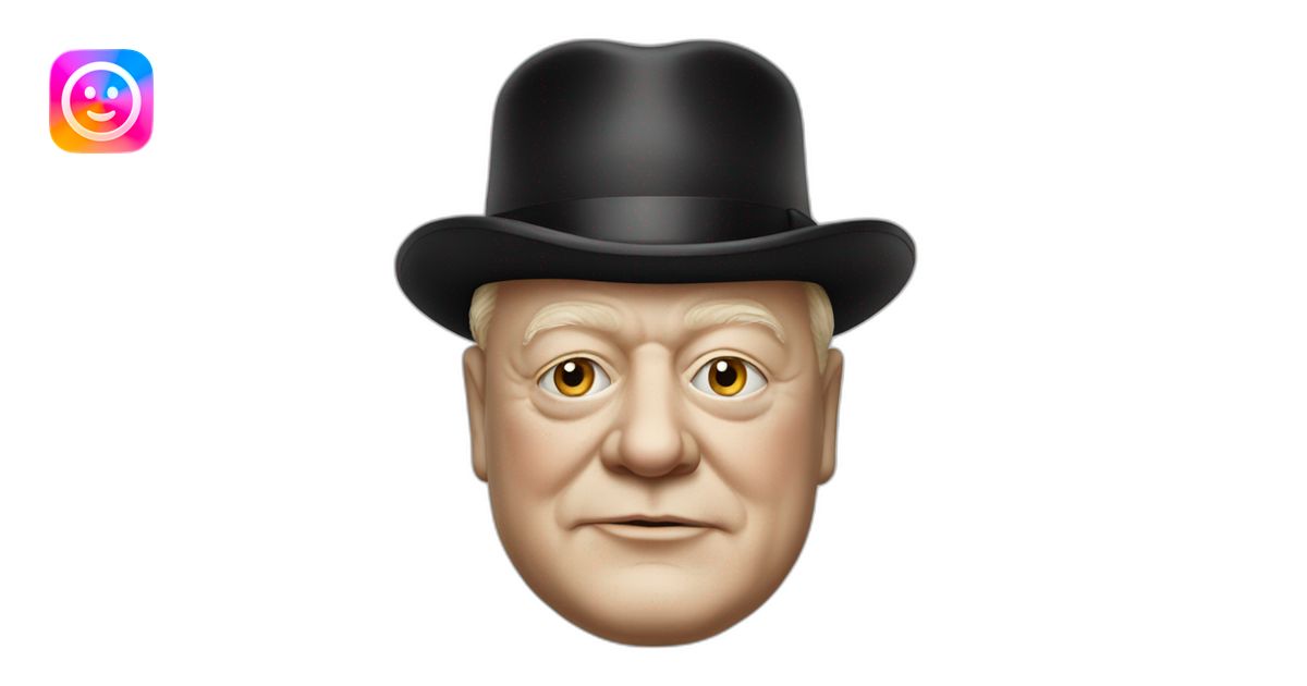 Winston Churchill emoji | AI Emoji Generator