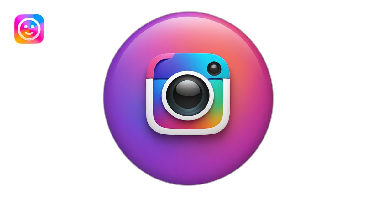 Instagram app logo emoji | AI Emoji Generator