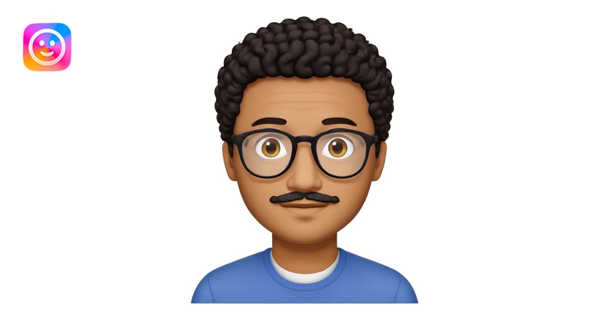 A friendly person with medium-brown skin, large warm brown eyes, thin ...