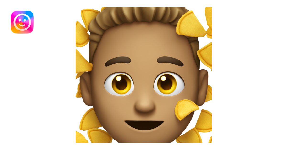 Smiley face with nacho ears emoji | AI Emoji Generator