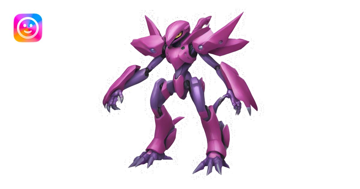 Cool Edgy Godly Futuristic Digimon-Fakemon-Genesect-Reptile full body ...