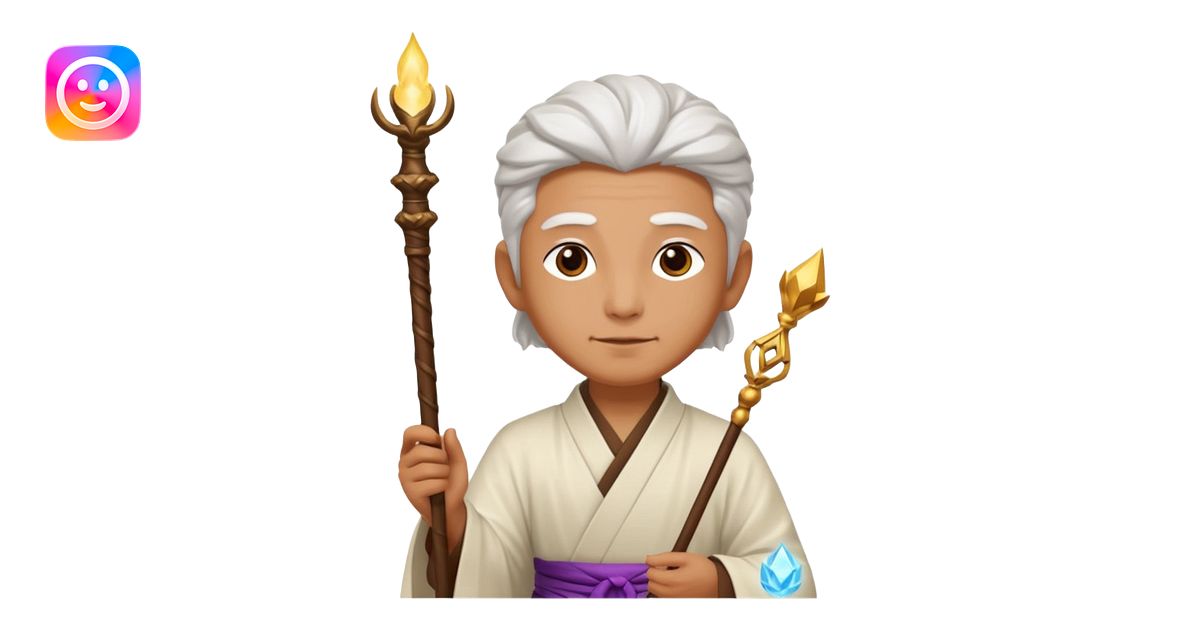 maestro zen mago magico emoji | AI Emoji Generator