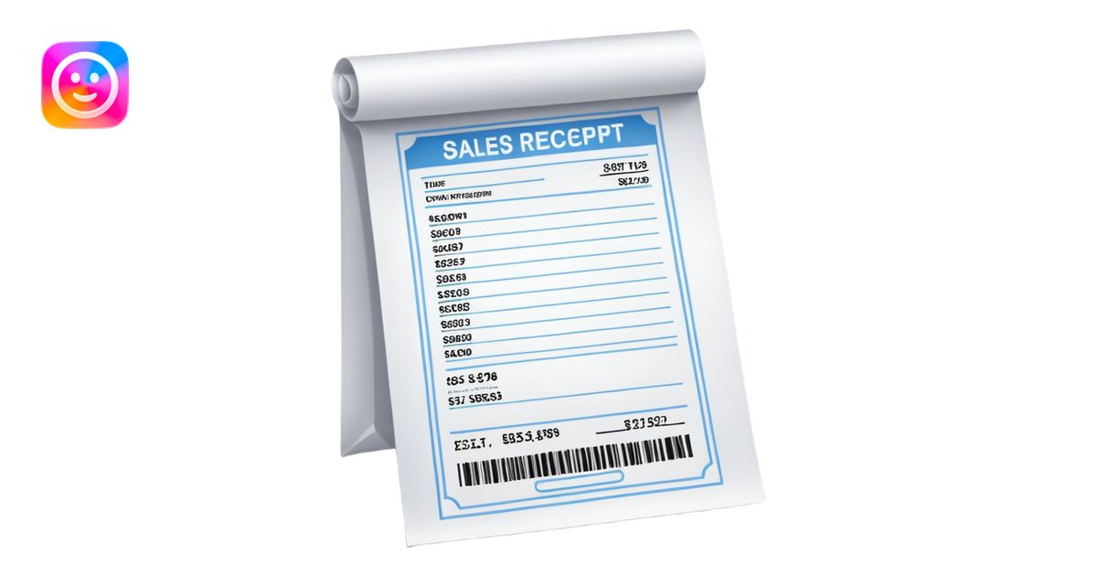 sales check emoji | AI Emoji Generator