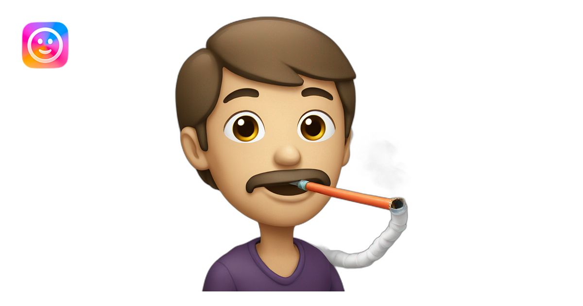Person smoke hookah emoji | AI Emoji Generator