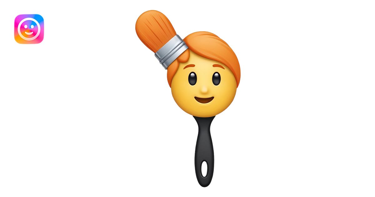 Busting silicone brush emoji | AI Emoji Generator