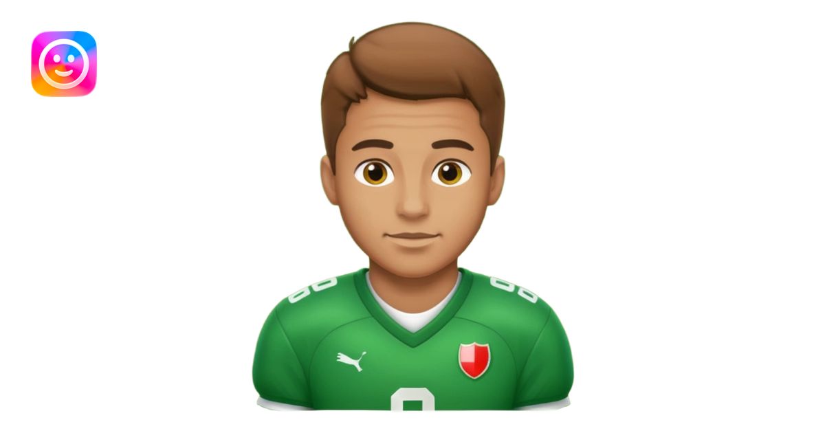 a football player in a match emoji | AI Emoji Generator